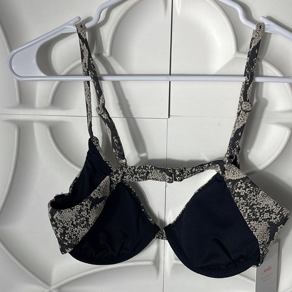 Andie | Swim | Nwt Andie Swim Sicily Snake Bikini Top | Poshmark